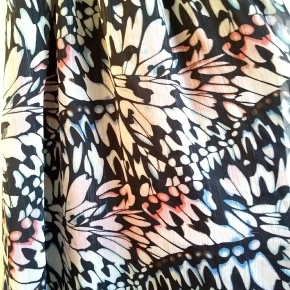 2B Bebe | Dresses | 2b Bebe Watercolor Print Fit Flare Dress | Poshmark